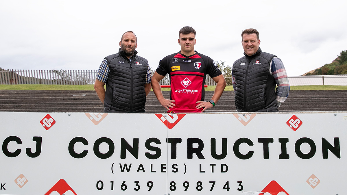 CJ Construction Renews Title Sponsorship with Aberavon Rugby Club